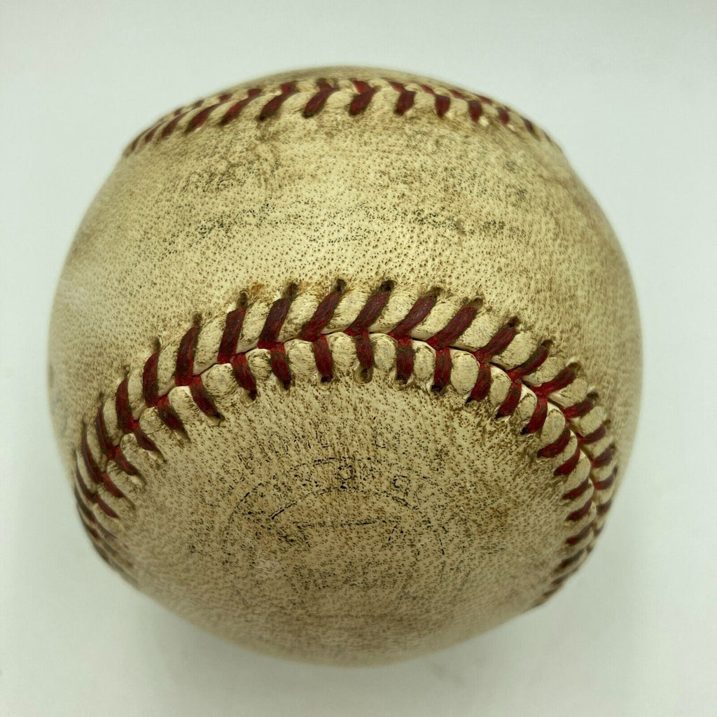 President John F. Kennedy Single Signed Baseball 1961 First Pitch JFK ...