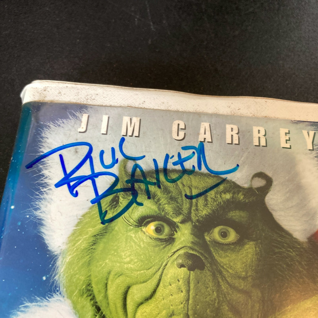 Rick Baker Makeup Artist Signed VHS Dr. Seuss How The Grinch Stole Chr ...