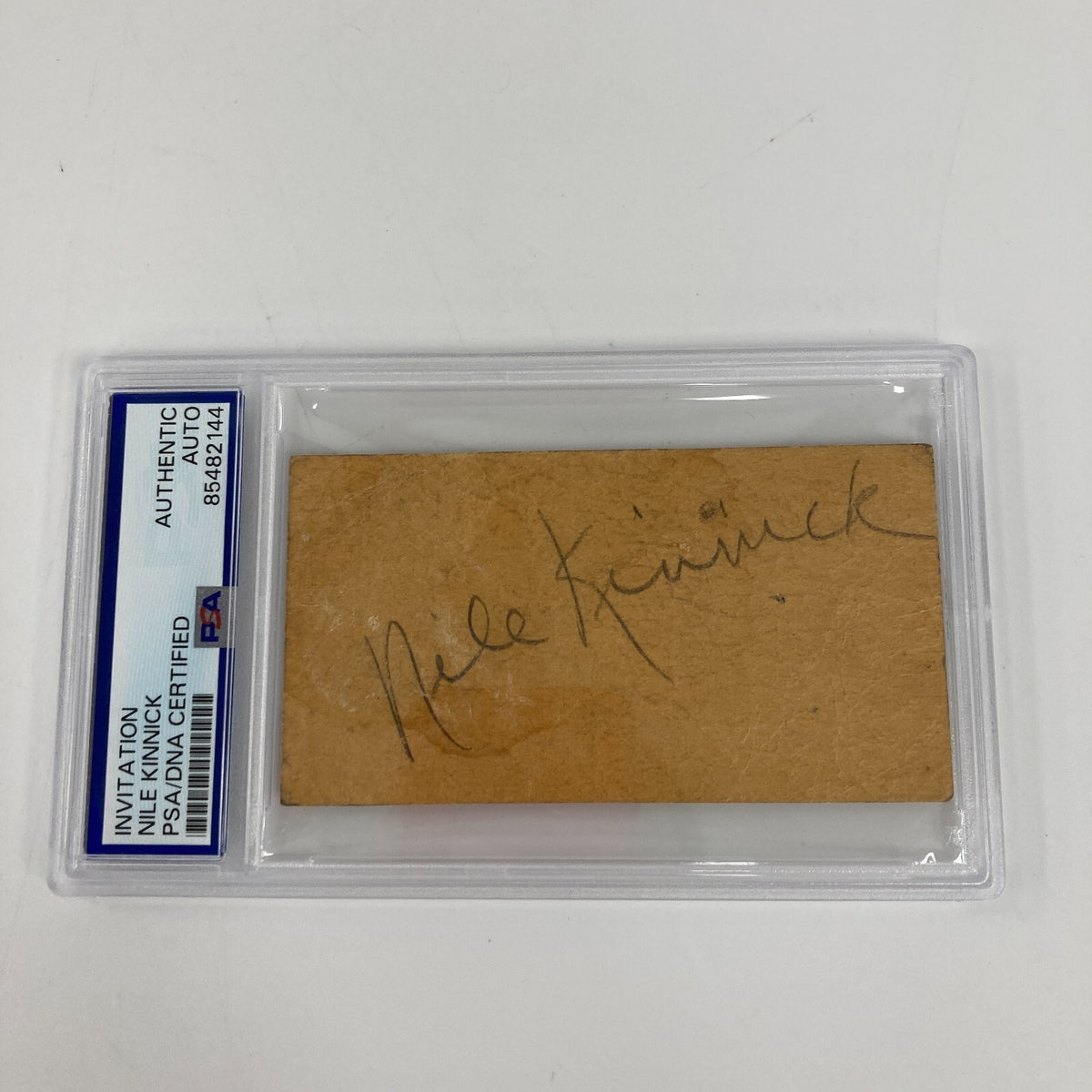 Nile Kinnick Signed 1939 Heisman Trophy Ticket PSA DNA & JSA COA RARE ...