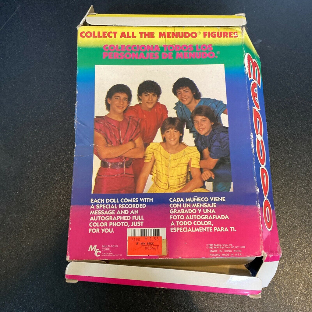 Ricky Martin Signed Vintage Menudo Action Figure Dolls With JSA COA ...