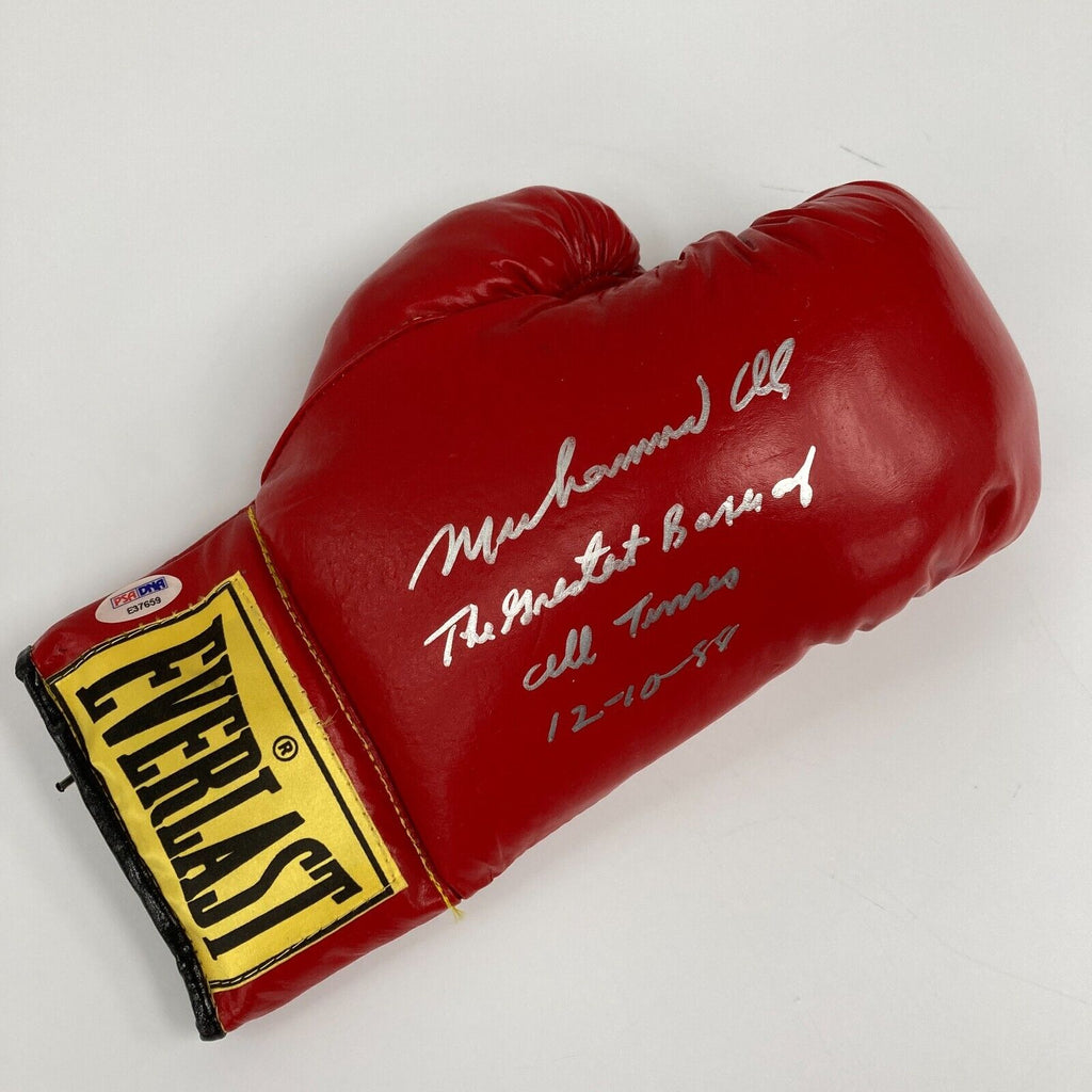 Muhammad Ali "The Greatest Boxer of All Time" Signed Inscribed Boxing ...