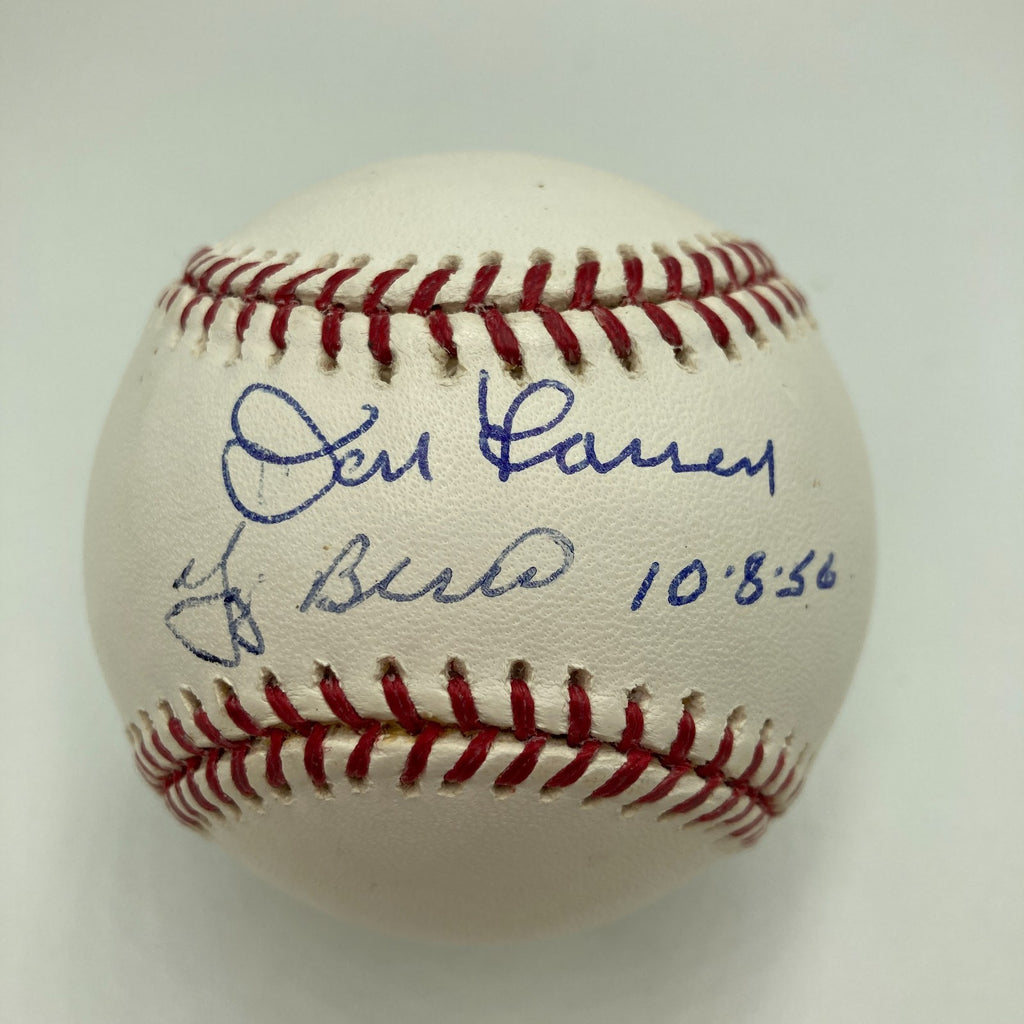 Yogi Berra & Don Larsen Signed Official American League Baseball PSA D ...