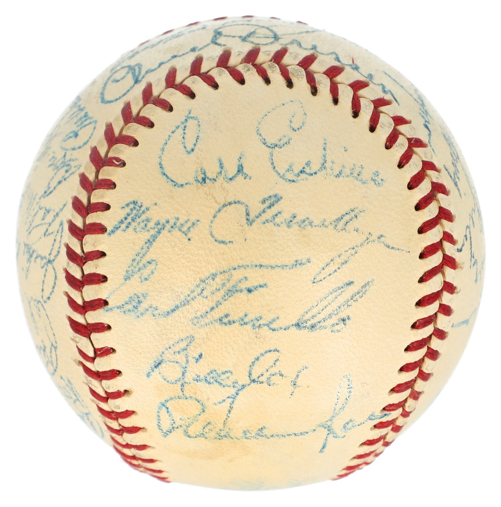 Beautiful Jackie Robinson 1951 Brooklyn Dodgers Team Signed Baseball B ...