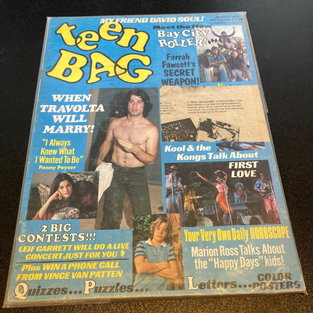 Ron Palillo Signed Autographed 1970's Teen Bag Magazine — Showpieces Sports