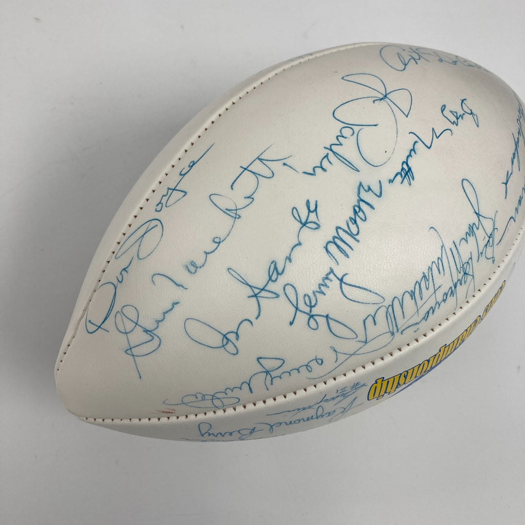 1958 Baltimore Colts NFL Champs Team Signed Football Johnny Unitas JSA ...