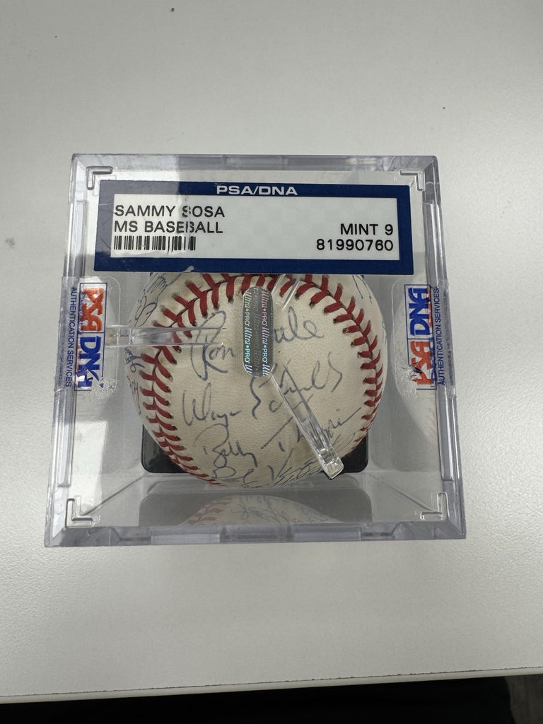 1990 Chicago White Sox Team-Signed Baseball Frank Thomas Rookie Sammy ...