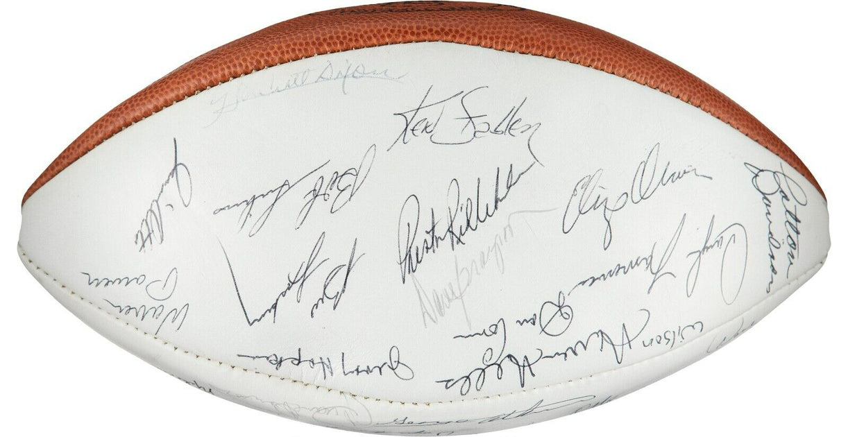 Rare 1968 Oakland Raiders Team Signed Vintage Spalding AFL Game Footba ...