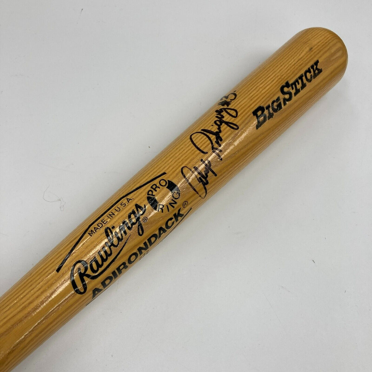 1995 Alex Rodriguez #3 Rookie Signed Big Stick Baseball Bat Beckett Ho ...