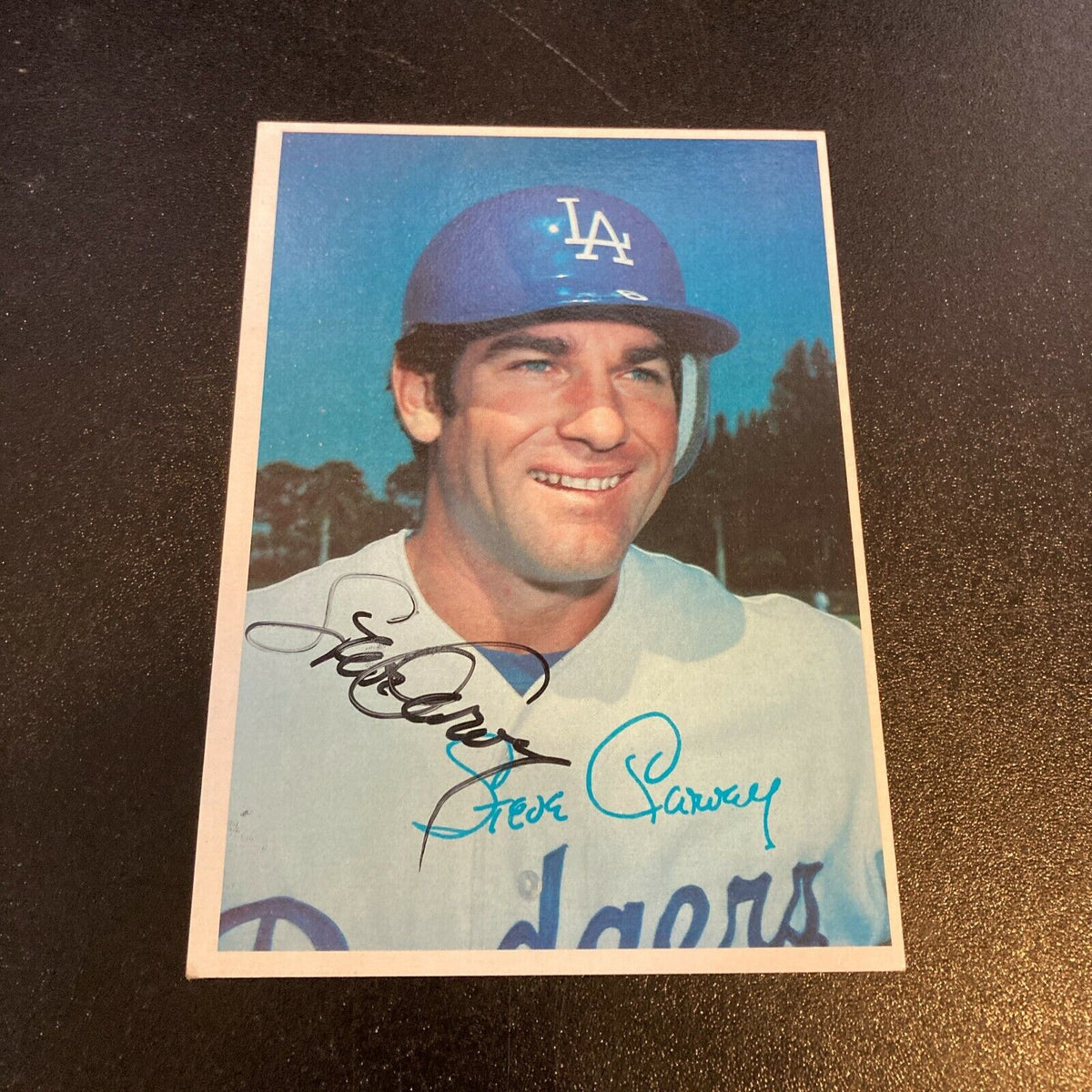 Steve Garvey Signed Autographed Vintage 1980 Topps Baseball Photo ...