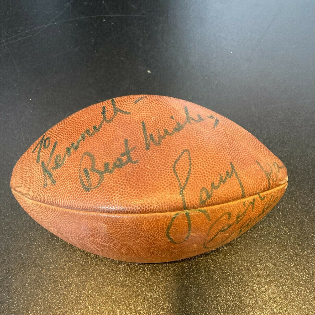 Larry Csonka Signed Autographed 1980's USFL Game Used Football JSA COA ...