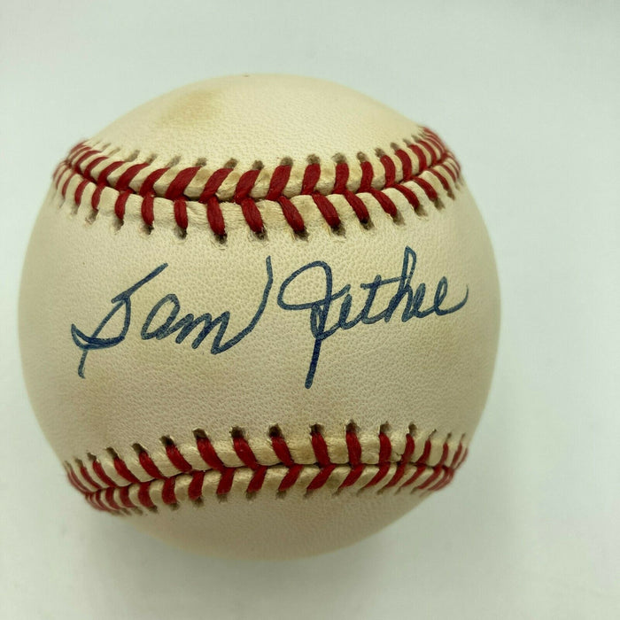Sam Jethroe Signed Official Major League Baseball Negro League Legend ...