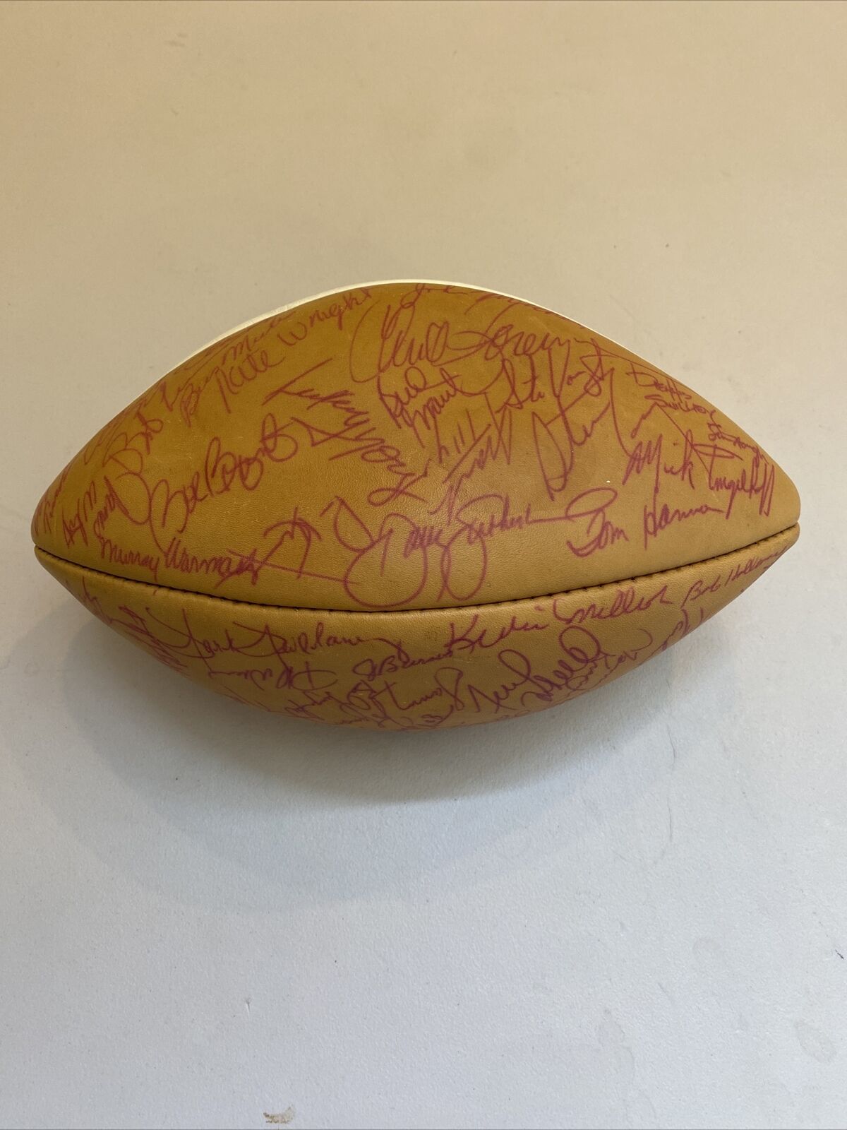 Beautiful 1978 Minnesota Vikings Team-Signed Football 50+ Signatures J ...