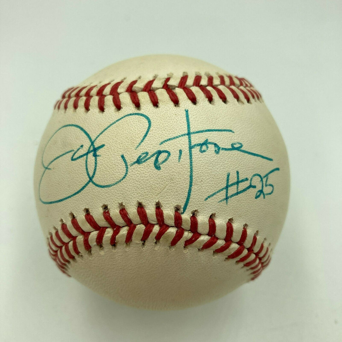 Joe Pepitone #25 & Moose Skowron Signed Official American League Baseb ...
