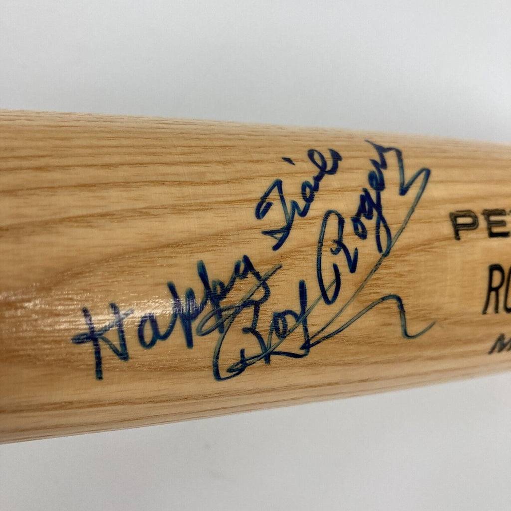 Roy Rogers Signed Game Model Baseball Bat Celebrity Auto JSA COA ...