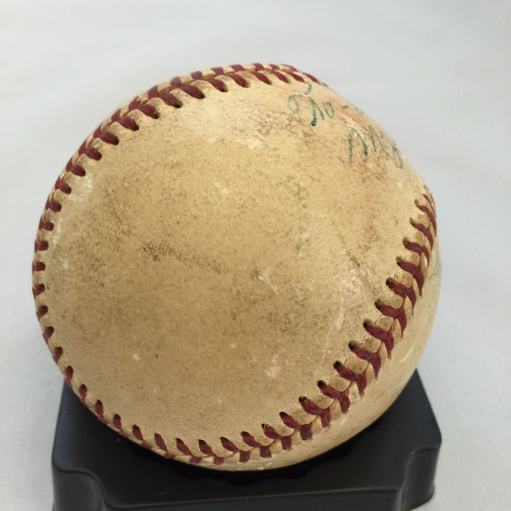 Rare 1940's Schoolboy Rowe Single Signed Game Used AL Harridge Basebal ...