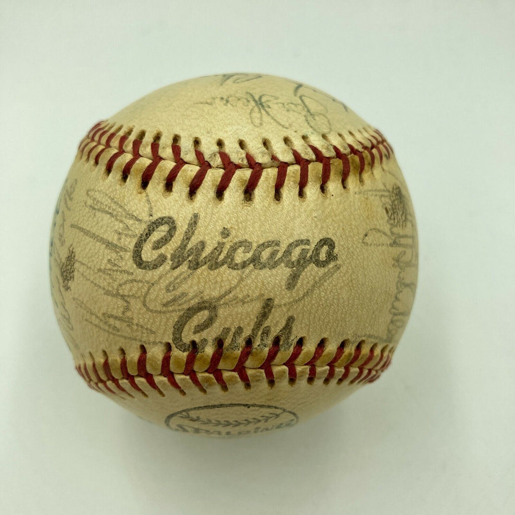 1973 Chicago Cubs Team Signed Autographed Vintage Cubs Baseball ...