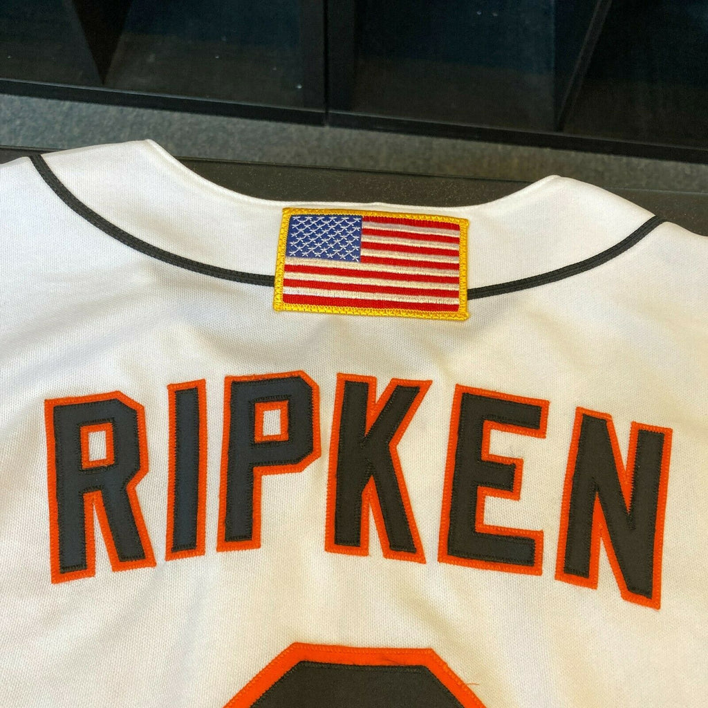 Cal Ripken Jr. Signed Authentic 2001 Final Season Game Model Jersey ML ...