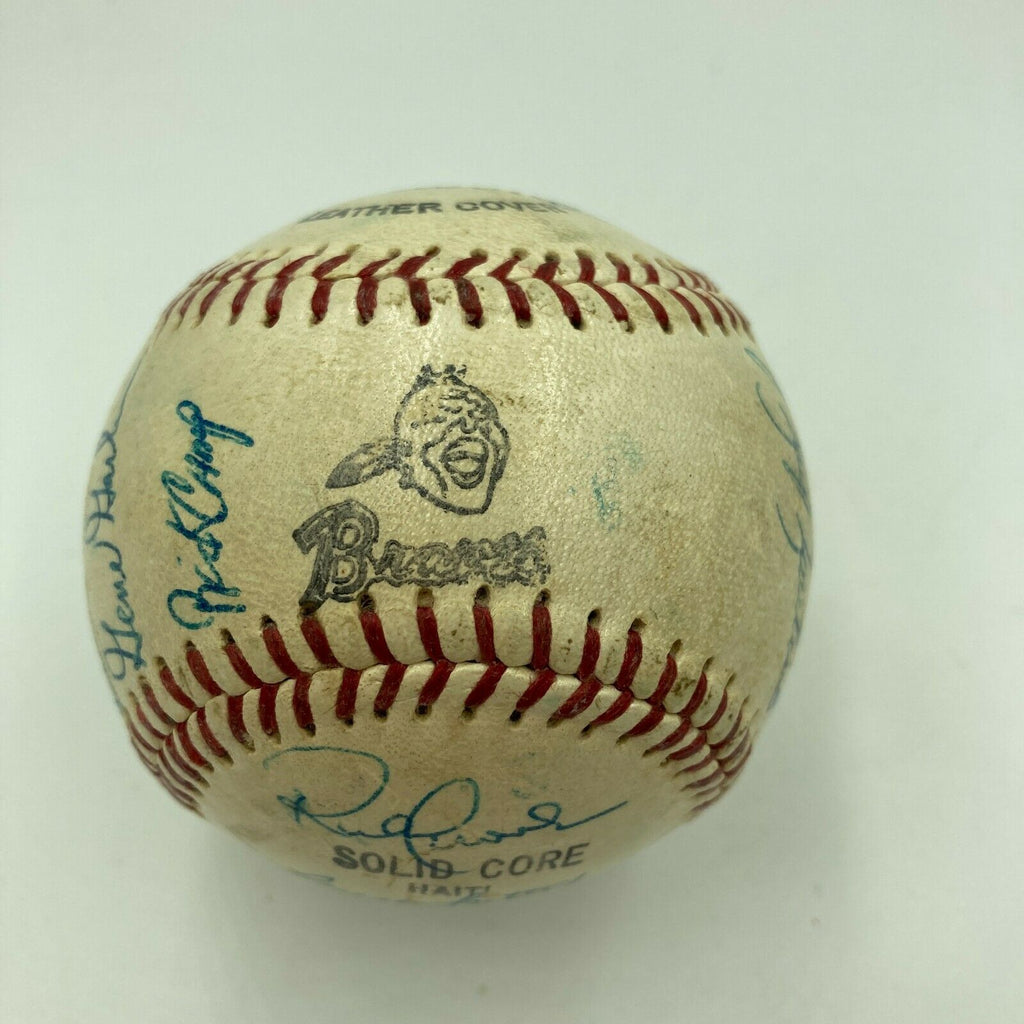 1985 Atlanta Braves Team Signed Autographed Baseball — Showpieces Sports
