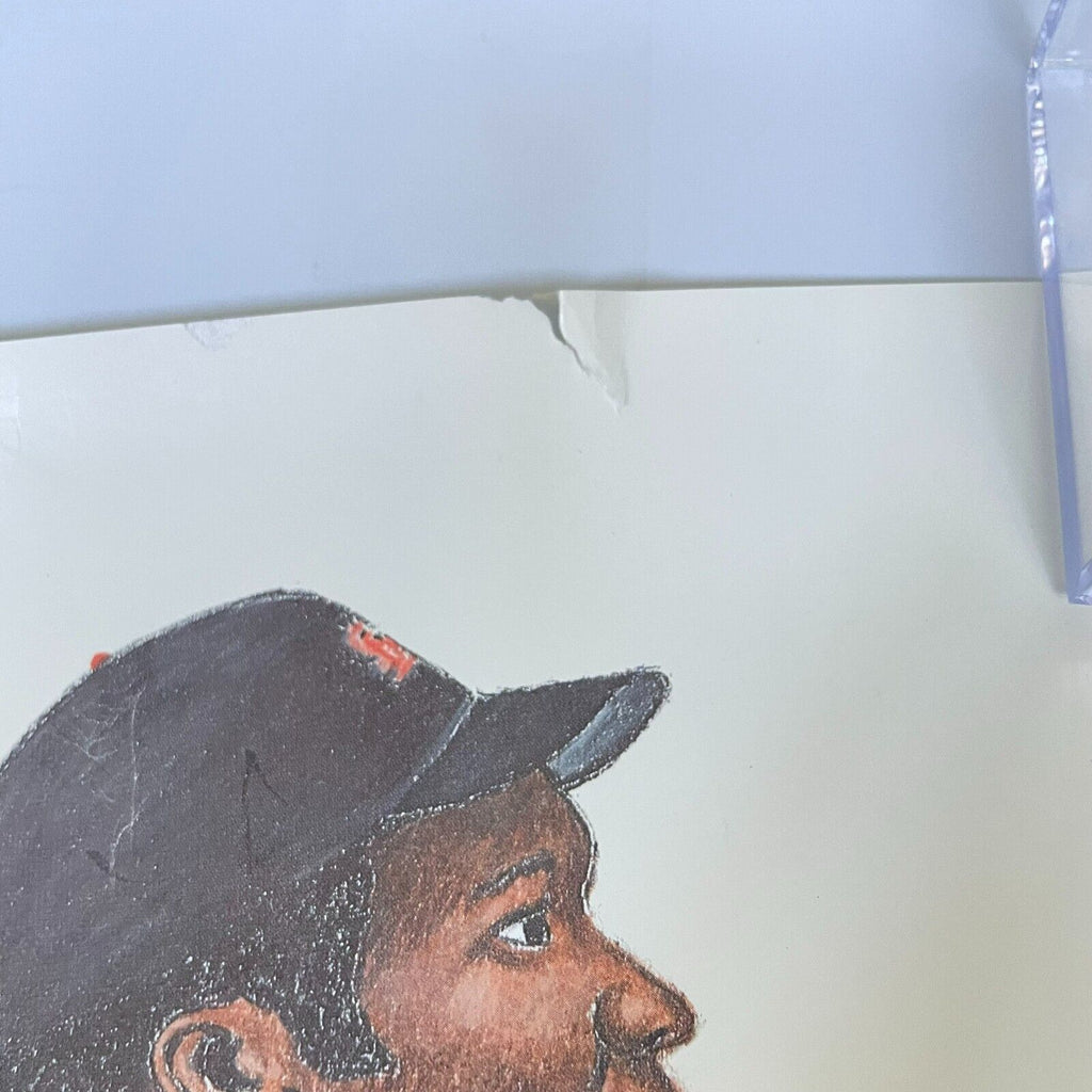 Willie Mays Barry Bonds & Bobby Bonds Signed Large 20x28 Litho Photo J ...