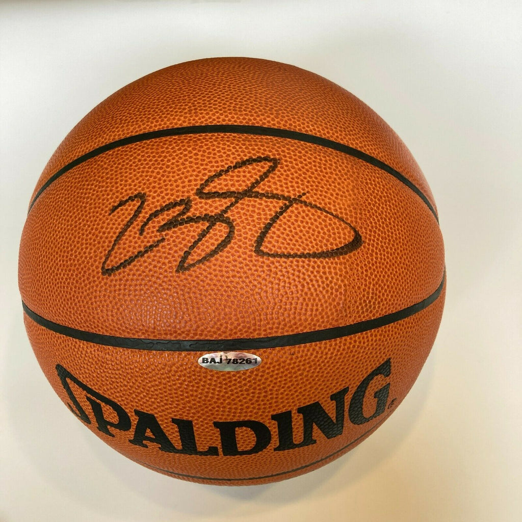 LeBron James Signed Spalding Official Game Basketball With UDA Upper D ...