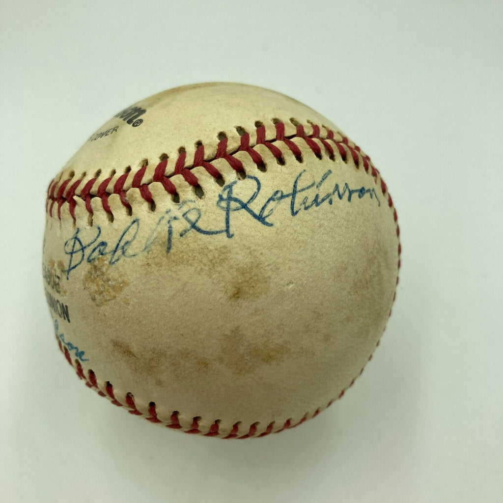 1982 Negro League Reunion Signed Vintage Baseball Artie Wilson Bobbie ...