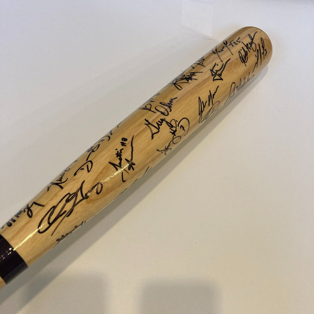 Joe Mauer Minnesota Twins Team Signed ALCS Playoffs Game Issued Bat Be ...