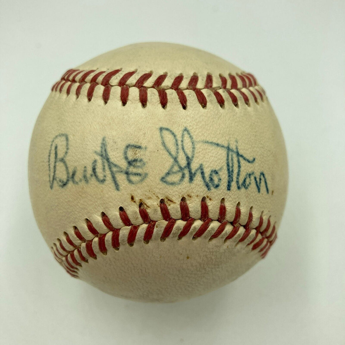 Burt Shotton Single Signed National League Baseball JSA COA The Only O ...