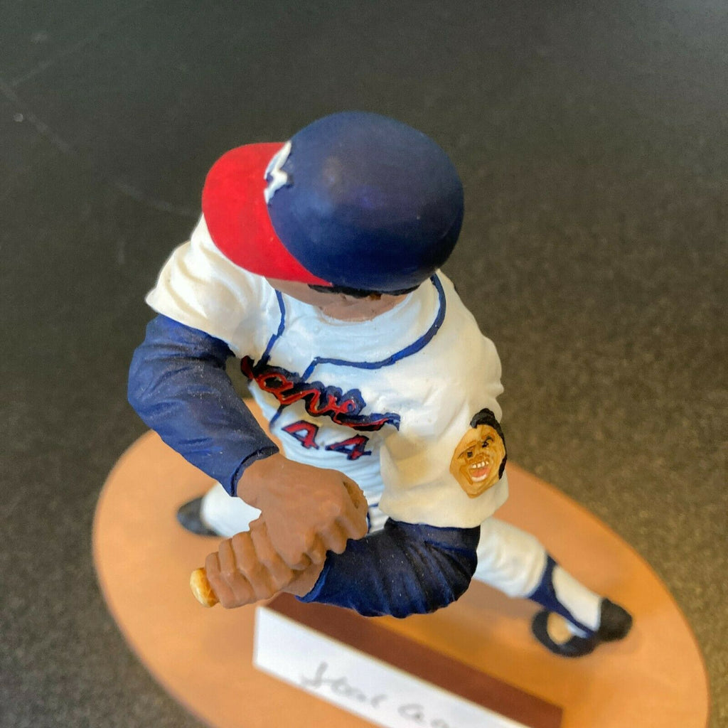 Hank Aaron Signed Autographed Gartlan Statue Action Figure — Showpieces ...