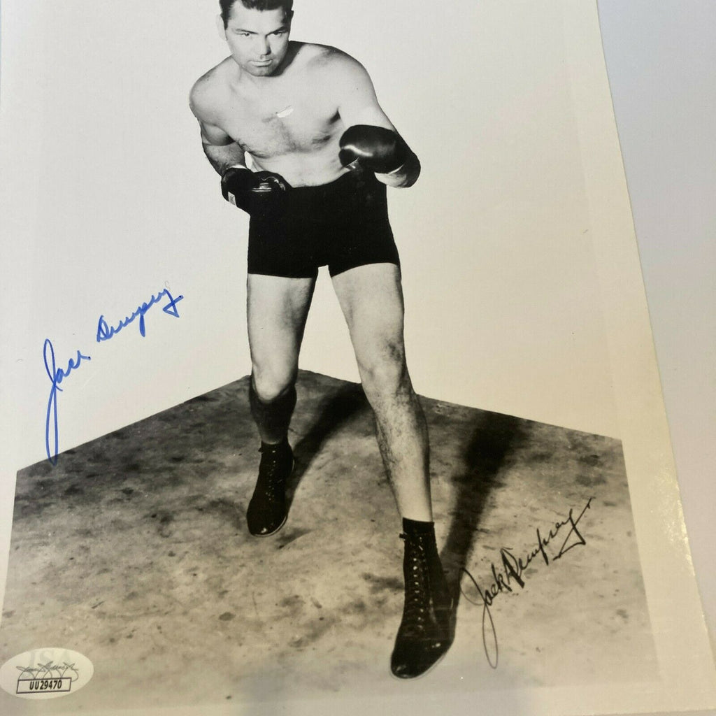 Jack Dempsey Signed 8x10 Vintage Boxing Photo With JSA COA — Showpieces ...