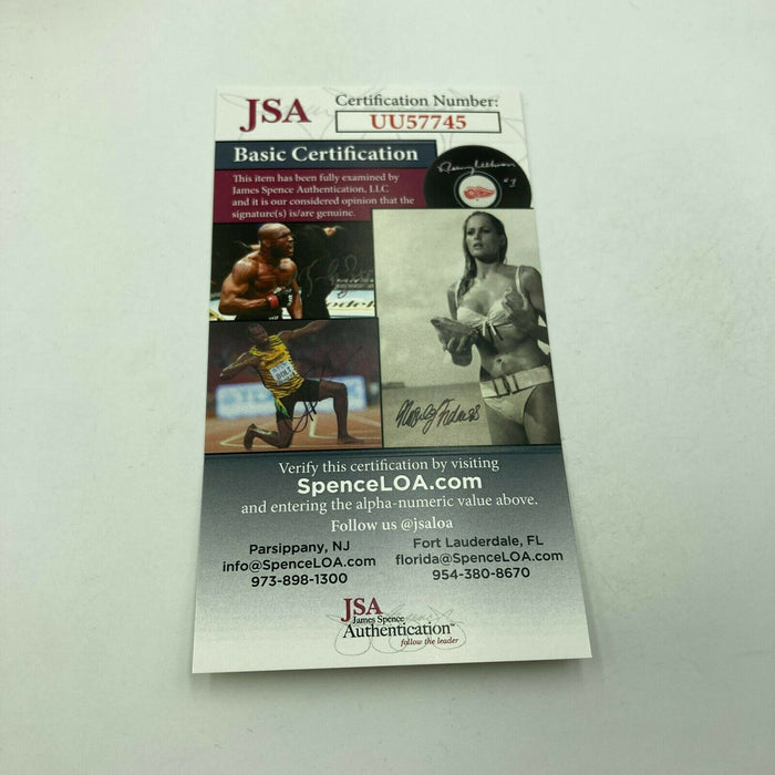 Sam Jethroe Signed Official Major League Baseball Negro League Legend ...