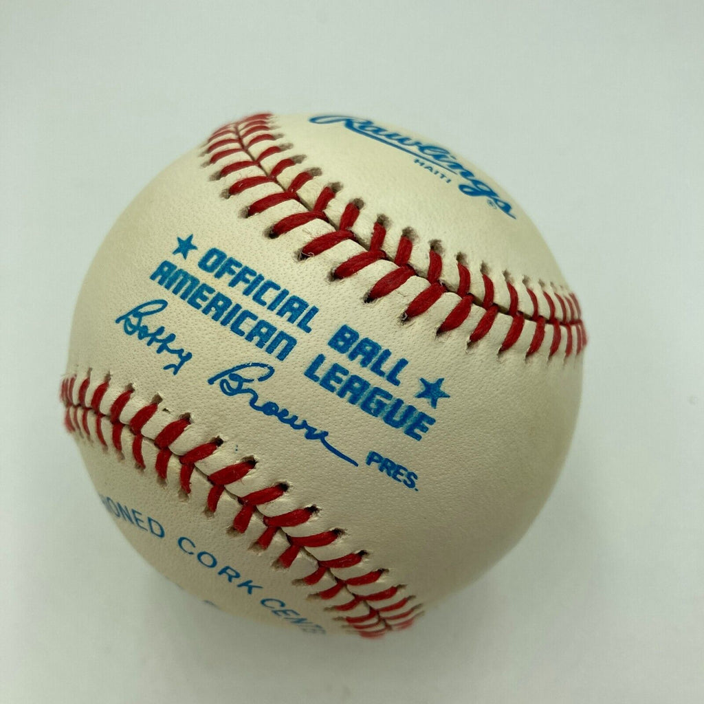 Don Mattingly Signed 1980's Official American League Baseball ...