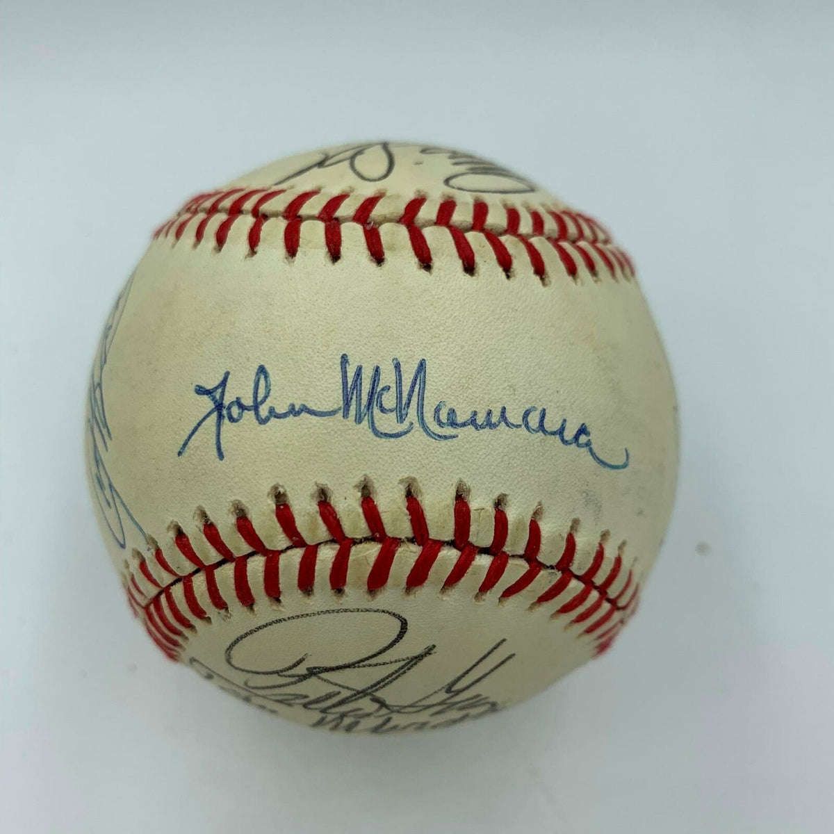 1985 California Angels Team Signed Autographed American League Basebal ...