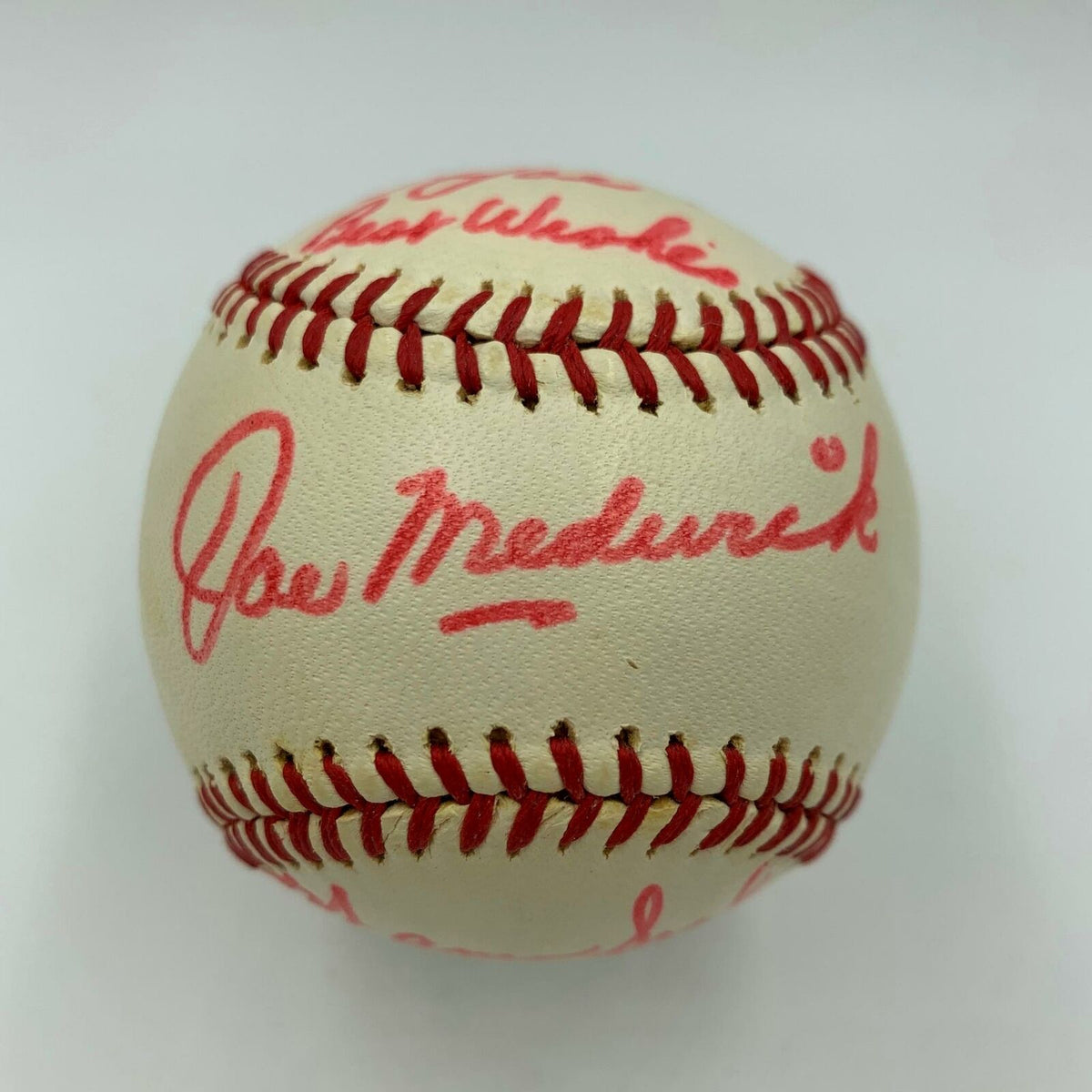 Rare Joe Medwick Signed Autographed Baseball "To Joe" With PSA DNA COA ...