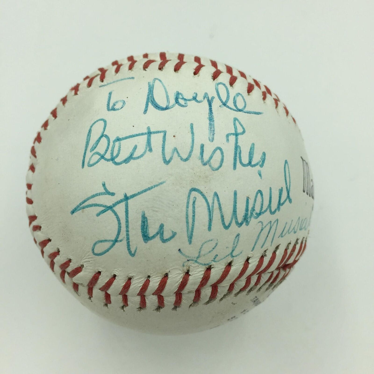 Rare Stan Musial & Wife Lil Musial Signed Major League Baseball With J ...