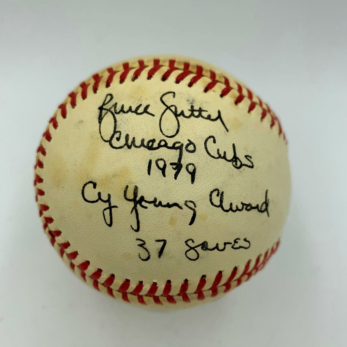 Bruce Sutter 1979 Cy Young Award Chicago Cubs Signed Vintage NL Baseba ...