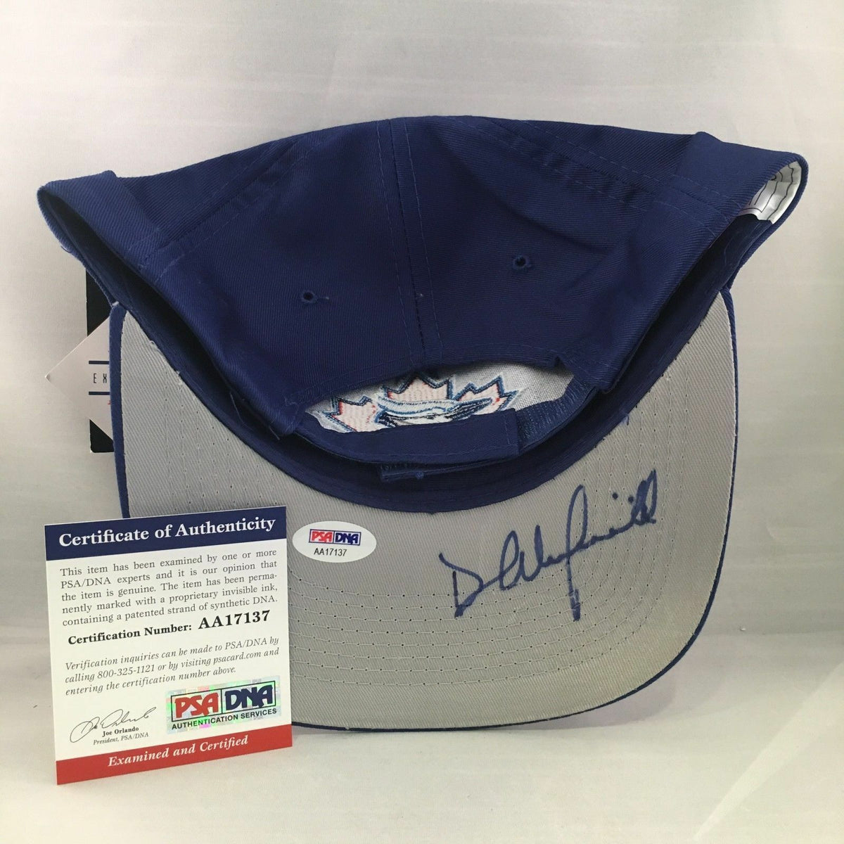 Dave Winfield Signed Autographed Toronto Blue Jays Hat Cap PSA DNA COA ...
